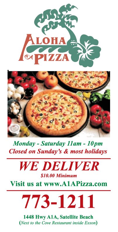 Aloha Pizza Satellite Beach florida