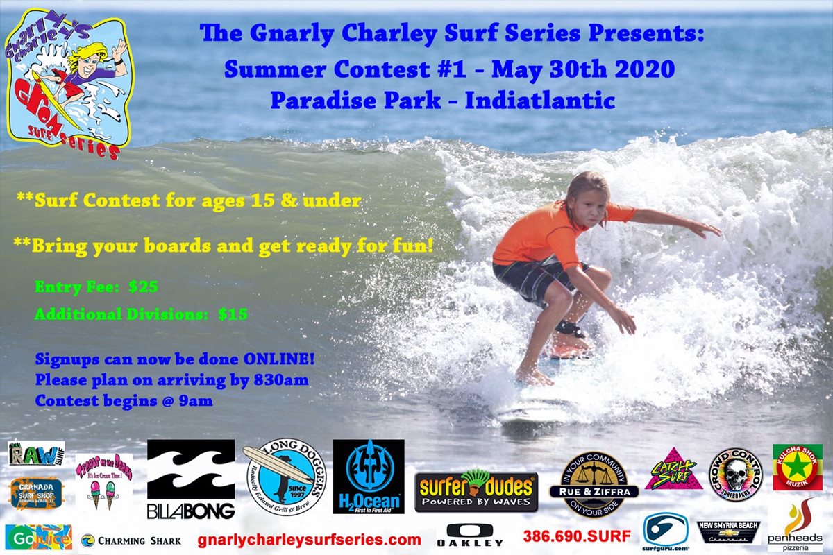 Gnarly Charley's Grom Surf Series - Contest 1 - Surf Guru Surf News