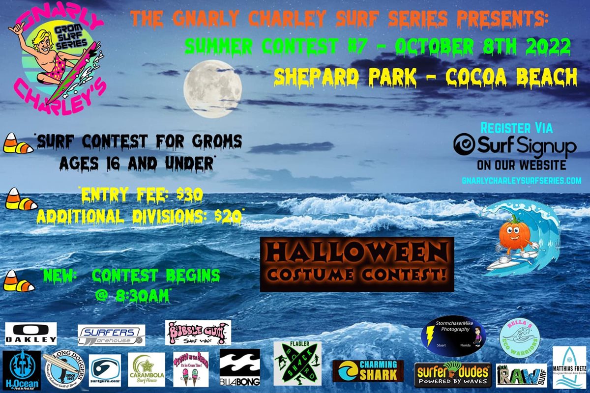 Gnarly Charley’s Halloween Themed Surf Contest - Surf Guru Surf News