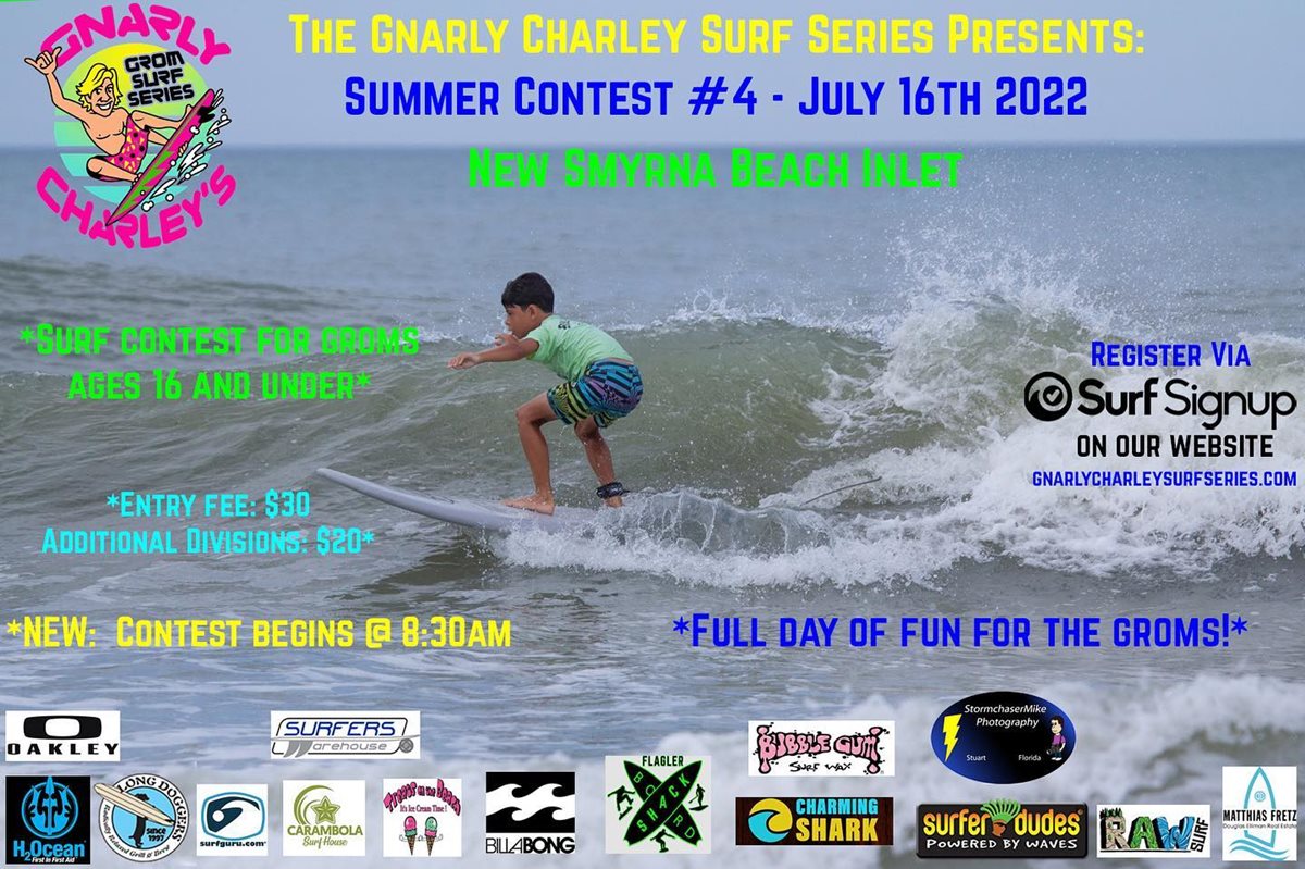 Gnarly Charley Surf Series - Summer Contest #4 - New Smyrna Beach Inlet ...